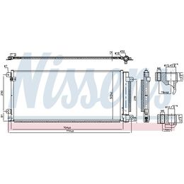 NISSENS Kondensator, Klimaanlage 941224 f&uuml;r HONDA