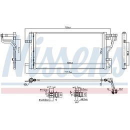 NISSENS Kondensator, Klimaanlage 940831 f&uuml;r HYUNDAI
