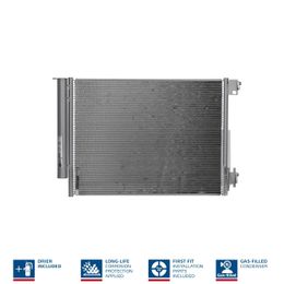 NISSENS Kondensator, Klimaanlage 941197 f&uuml;r MITSUBISHI DACIA