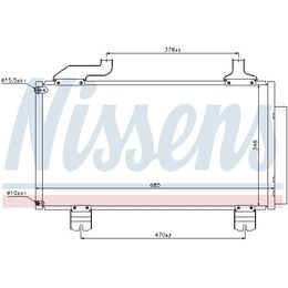 NISSENS Kondensator, Klimaanlage 940114 f&uuml;r ACURA