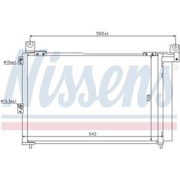 NISSENS Kondensator, Klimaanlage 940143 f&uuml;r Ford MAZDA