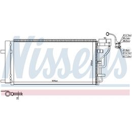 NISSENS Kondensator, Klimaanlage 941131 f&uuml;r HYUNDAI