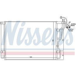 NISSENS Kondensator, Klimaanlage 940245 f&uuml;r HYUNDAI