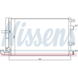NISSENS Kondensator, Klimaanlage 940346 f&uuml;r JAGUAR