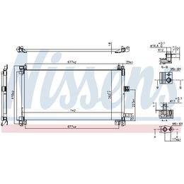 NISSENS Kondensator, Klimaanlage 940656 f&uuml;r Peugeot