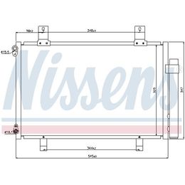 NISSENS Kondensator, Klimaanlage 940057 f&uuml;r Suzuki
