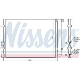 NISSENS Kondensator, Klimaanlage 940221 f&uuml;r HYUNDAI