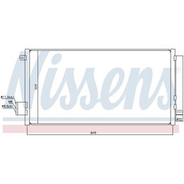 NISSENS Kondensator, Klimaanlage 940395 f&uuml;r Fiat