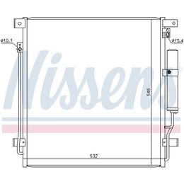 NISSENS Kondensator, Klimaanlage 941168 f&uuml;r MITSUBISHI