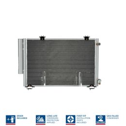 NISSENS Kondensator, Klimaanlage 94581 f&uuml;r TOYOTA (FAW)