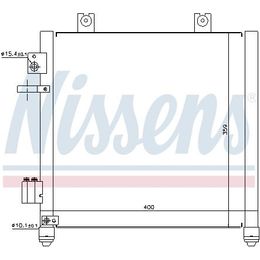 NISSENS Kondensator, Klimaanlage 94739 f&uuml;r Vaughall