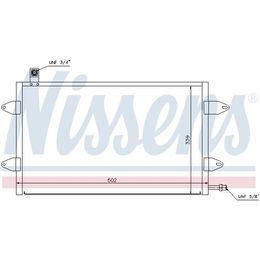NISSENS Kondensator, Klimaanlage 94905 f&uuml;r VW