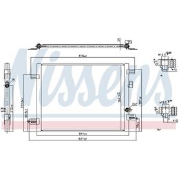 NISSENS Kondensator, Klimaanlage 941061 f&uuml;r RENAULT