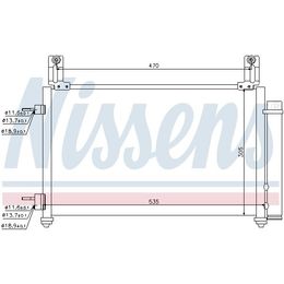 NISSENS Kondensator, Klimaanlage 940009 f&uuml;r DAEWOO