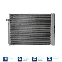 NISSENS Kondensator, Klimaanlage 940058 f&uuml;r BMW