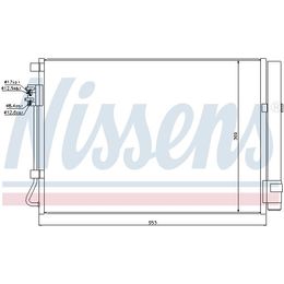 NISSENS Kondensator, Klimaanlage 940243 f&uuml;r KIA HYUNDAI