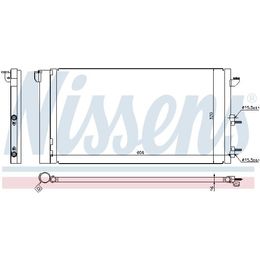 NISSENS Kondensator, Klimaanlage 94670 f&uuml;r Fiat