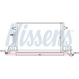 NISSENS Kondensator, Klimaanlage 940002 f&uuml;r Audi
