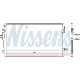 NISSENS Kondensator, Klimaanlage 94806 f&uuml;r PLYMOUTH