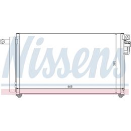 NISSENS Kondensator, Klimaanlage 94814 f&uuml;r KIA