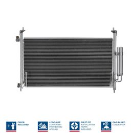 NISSENS Kondensator, Klimaanlage 94875 f&uuml;r HONDA