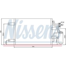 NISSENS Kondensator, Klimaanlage 94882 f&uuml;r Vaughall