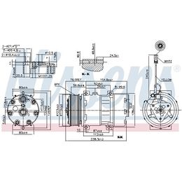 NISSENS Kompressor, Klimaanlage 89473 f&uuml;r RENAULT TRUCKS Volvo