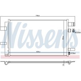 NISSENS Kondensator, Klimaanlage 940933 f&uuml;r Subaru
