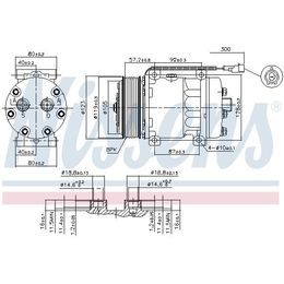 NISSENS Kompressor, Klimaanlage 89416 f&uuml;r Iveco