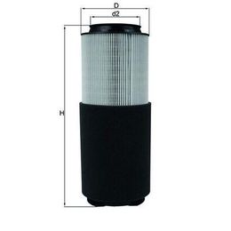 Mahle Luftfilter lx976 Filtereinsatz 311,1mm f&uuml;r Volvo