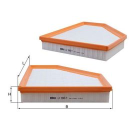 Mahle Luftfilter lx39853 Filtereinsatz 42,3mm f&uuml;r BMW