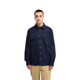 Langarmhemd Quiksilver "Smoke Trail Oxford", Herren, Gr. XS, US-Gr&ouml;&szlig;en, schwarz navy, Obermaterial: 100% Baumwolle., Hemden