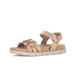 Riemchensandale Gabor "Riemchensandale", Damen, Gr. 42, braun, Schuhe Riemchensandale