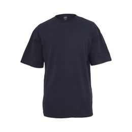 T-Shirt Urban Classics "Urban Classics Herren Tall Tee", Jungen, Gr. 3XL, blau (navy), 100% Baumwolle, unifarben, oversize, Rundhals, Shirts T-Shirt