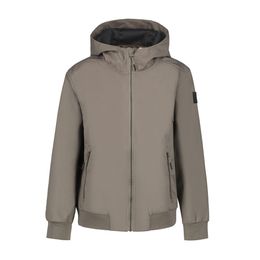 Outdoorjacke Icepeak "Icepeak Softshell jacke Ketzin Jr", Kinder, Gr. 152, beige (granit), Stoff, 100% Polyester, normal, Jacken Outdoorjacke