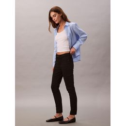 Damen Skinny-fit-Jeans "MID RISE SKINNY", schwarz, Gr. 26, Calvin Klein Jeans, unifarben, Denim/Jeans, Obermaterial: 80% Baumwolle, 12% Polyester, 6%