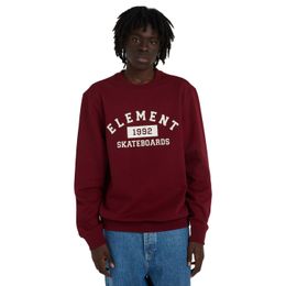 Sweatshirt Element "Home Team", Herren, Gr. L, rot (zinfandel), Obermaterial: 70% Baumwolle, 30% Baumwolle., Sweatshirts Sweatshirt