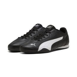 Sneaker Puma "Catch Sneakers Erwachsene", Damen, Gr. 36, schwarz-wei&szlig; (schwarz, wei&szlig;), Obermaterial: Synthetik, Textil. Futter: Textil. Innensohle: Textil. Laufsohle: Gummi, Schuhe Sneaker