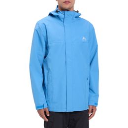 McKINLEY Herren Regenjacke "HE.-REGENJACKE CARLIDE II M", blau, Gr. S, Obermaterial: 100% Polyester, Jacken, mit AQUAMAX Technologie, atmungsaktiv,