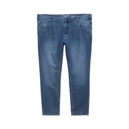 Tom Tailor Herren Plus Size - TTPLUS REGULAR Jeans, blau, Uni, Gr. 42/32