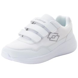 Sneaker Lotto, Damen, Gr. 41, wei&szlig; (wei&szlig;, leuchtendesgrau), Synthetik, Textil, Schuhe Sneaker, - besonders leicht & bequem