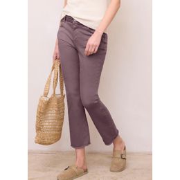 Slim-fit-Jeans STREET ONE STUDIO, Damen, Gr. 34, L&auml;nge 28, hazy rose, Web, 92% Baumwolle, 6% Elastomultiester, 2% Elasthan, unifarben, normal, Jeans Slim-fit-Jeans, aus Baumwolle mit Stretchanteil