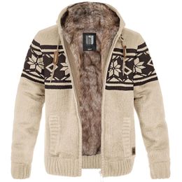 bw-online-shop Norweger Strickjacke Taylor beige, Gr&ouml;&szlig;e M