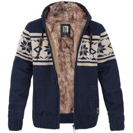 bw-online-shop Norweger Strickjacke Taylor navy, Gr&ouml;&szlig;e XL