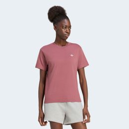 T-Shirt adidas originals "ESS TEE", Damen, Gr. L, quiet crimson, Obermaterial: 100% Baumwolle, Rundhals, Shirts T-Shirt