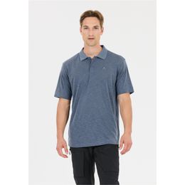 Langarm-Poloshirt WHISTLER "Vale", Herren, Gr. 3XL, blau (himmelblau), 97% Polyester, 3% Elasthan, unifarben, normal, ohne Ausschnitt, Shirts, Aus leichtgewichtigem Material
