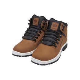 Stiefel K1x "K1x Herren Play Hard Territory Superior", Herren, Gr. 45, braun (honey, schwarz), Leder, Schuhe Stiefel