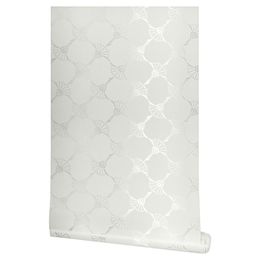 JOOP! Vliestapete J! Cornflower, Creme, Textil, Blume, 53x1005 cm, Tapeten & Wandverkleidungen, Vliestapeten