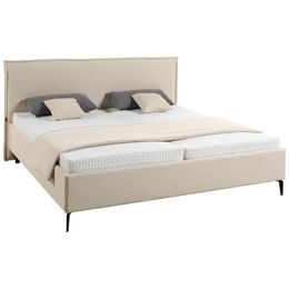 Musterring Polsterbett Elos, Beige, Metall, 180x200 cm, Dgm, &Uuml;ber- und Sondergr&ouml;&szlig;en erh&auml;ltlich, f&uuml;r Lattenrost geeignet, Schlafzimmer, Betten, Polsterbetten