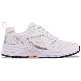 Sneaker Lotto, Damen, Gr. 36, rosa (wei&szlig;, rose), Kunstfaser, Synthetik, metallic, Schuhe Sneaker, - besonders leicht & bequem